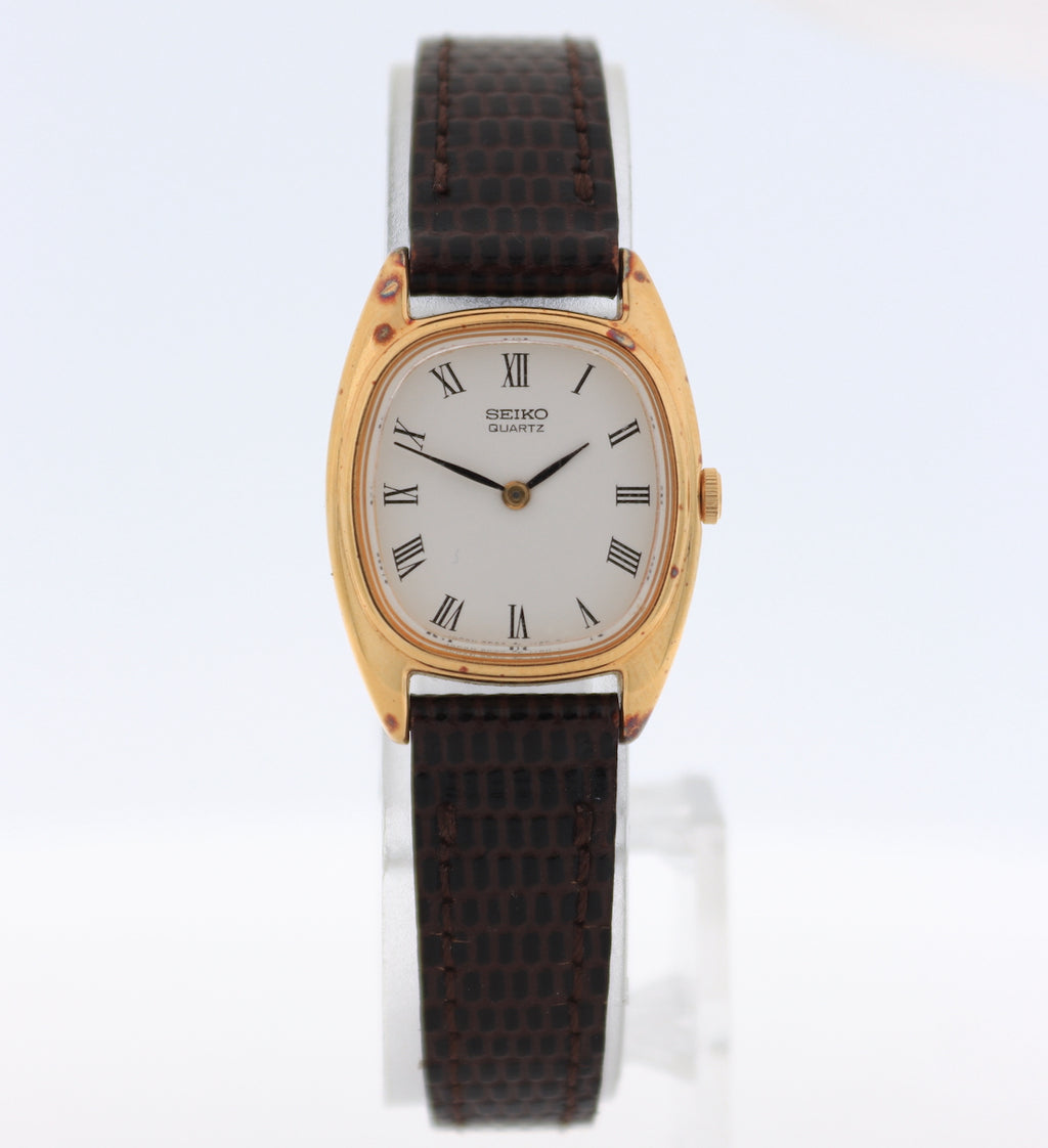 Seiko 2P20-5630 Gold tone Ladies Quartz Wristwatch 2P20 Japan Gold Ton