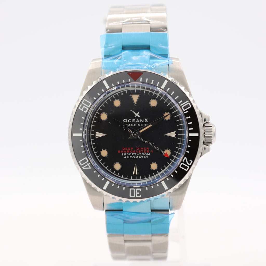 43mm OceanX VSMS-541-0113 Sharkmaster V Diver Men's Automatic Wristwat