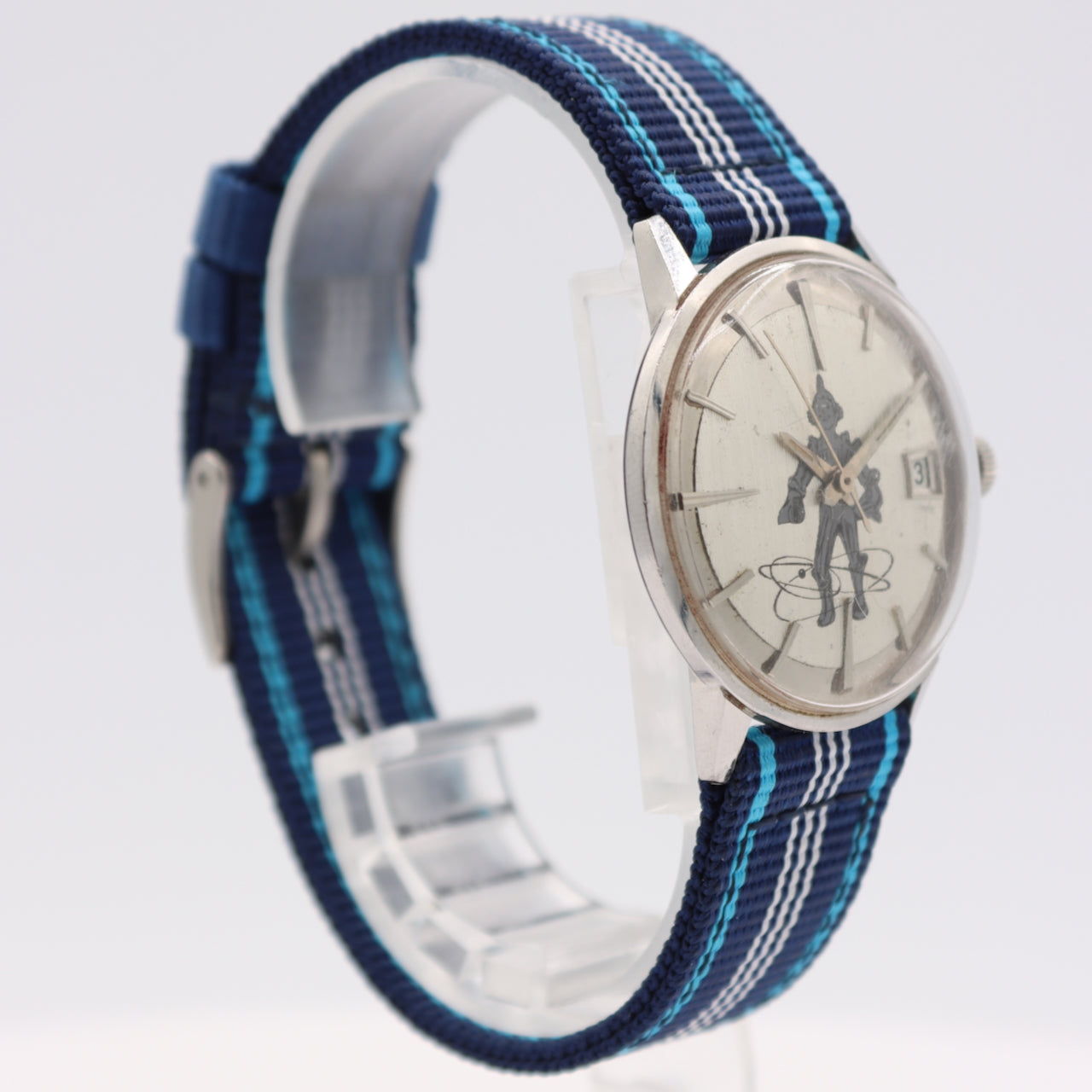 Vintage 34mm Tissot Seastar Seven Men's Mechanical Wristwatch Steel Ro