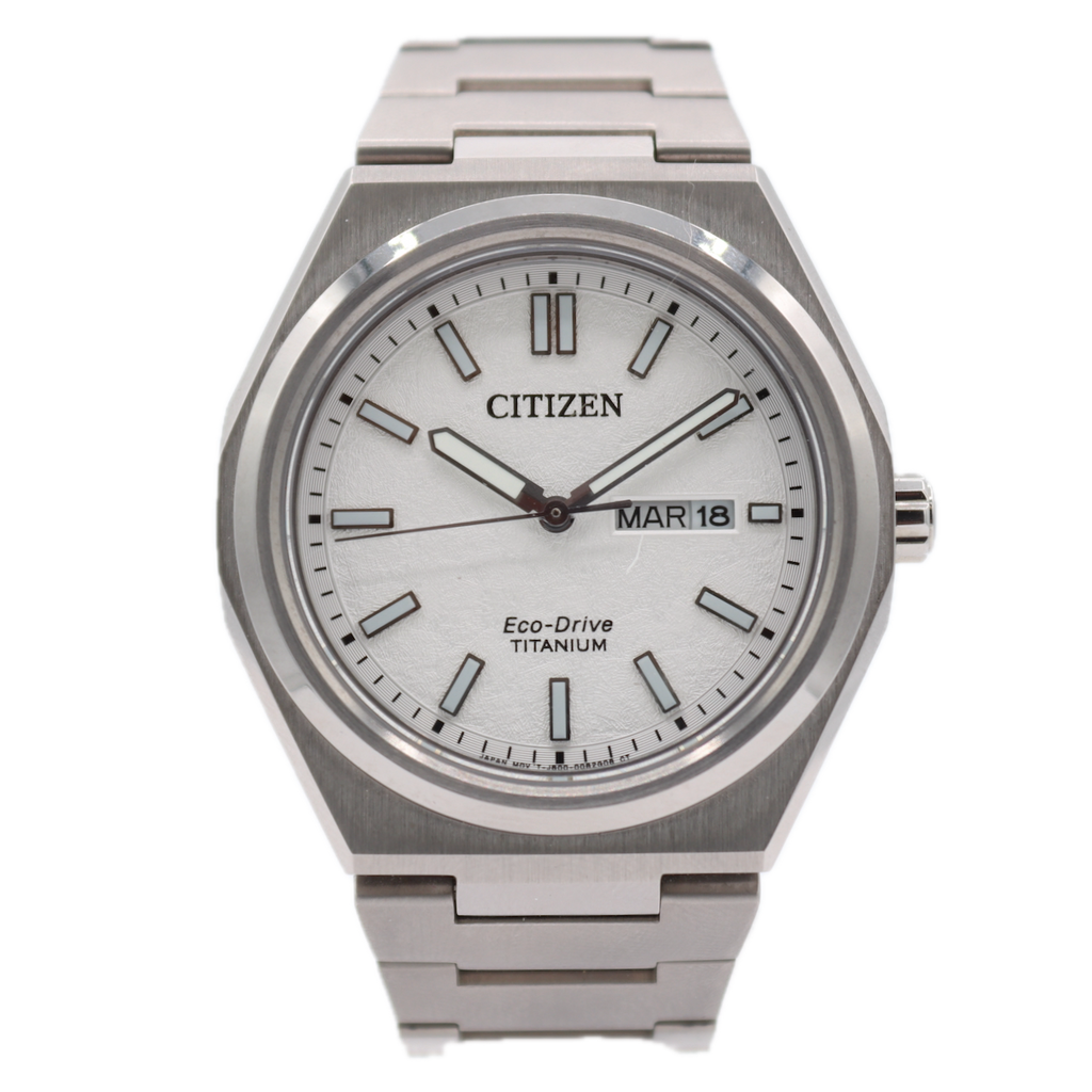 Citizen AW0130-85A Zenshin Three-Hand Men's Wristwatch J800 Japan Tita