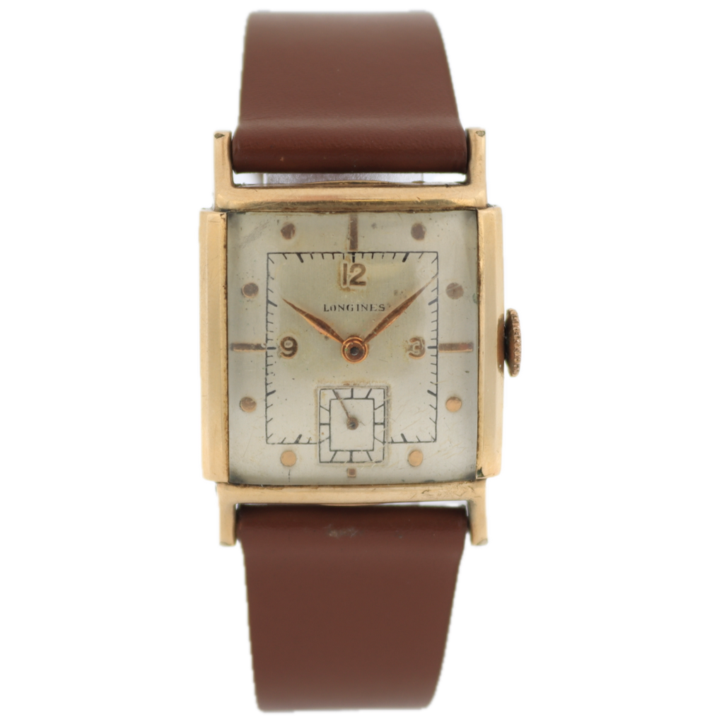 Vintage Longines Men's Mechanical Wristwatch 10L 10k Gold Filledfor Re