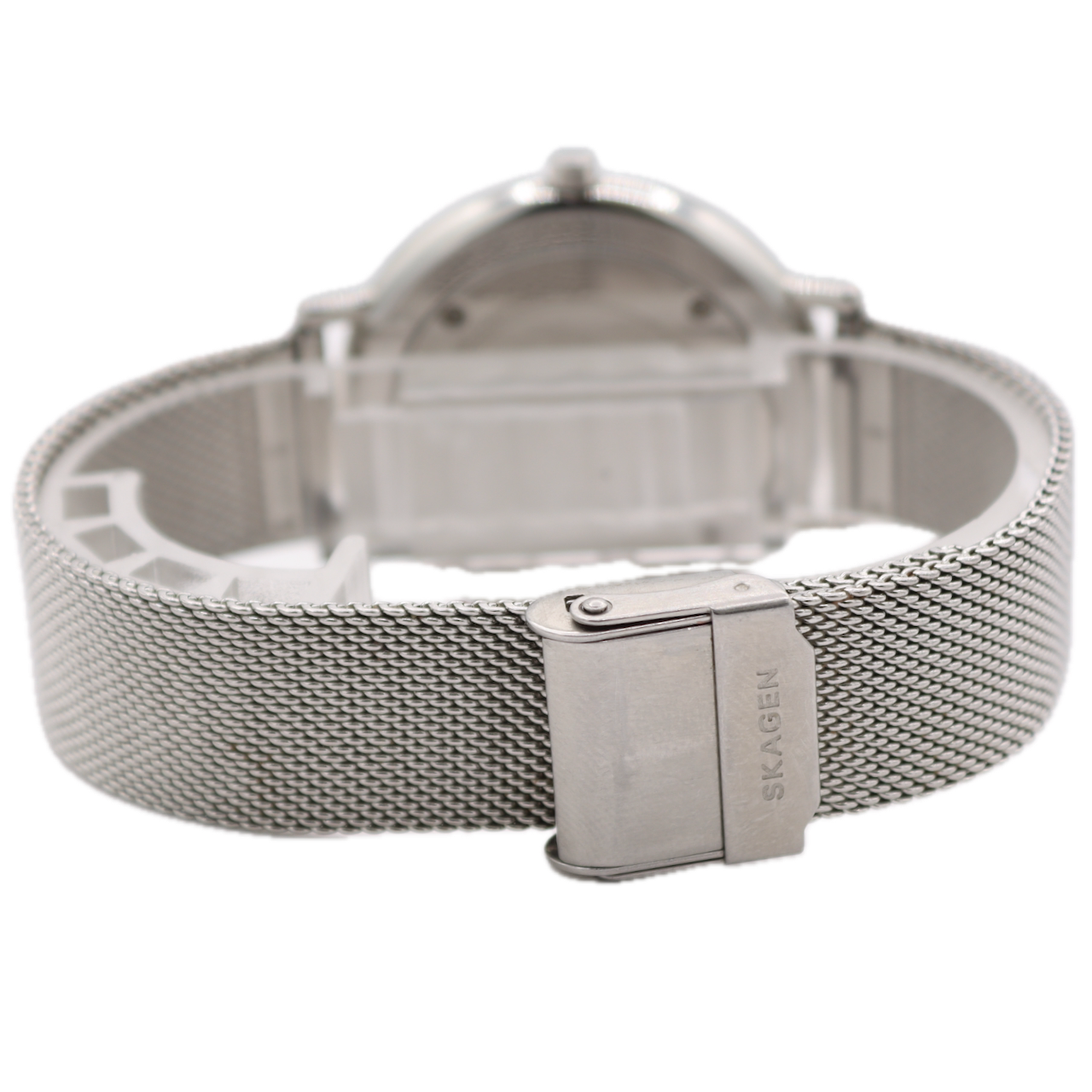 36mm Skagen SKW2730 Signatur Ladies Quartz Wristwatch Steel Slim Grey