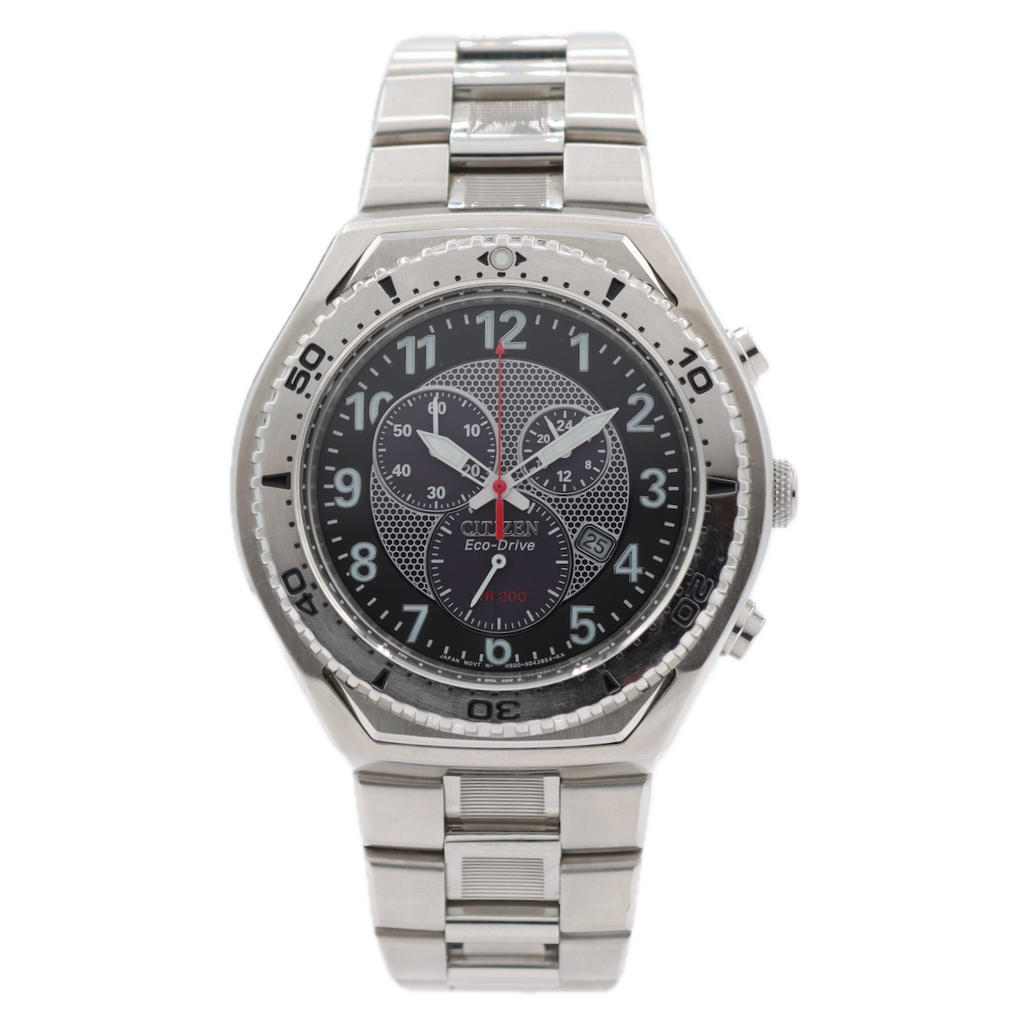 Citizen H500-S025770 Roustabout Men's Quartz Wristwatch Japan Steel Ch